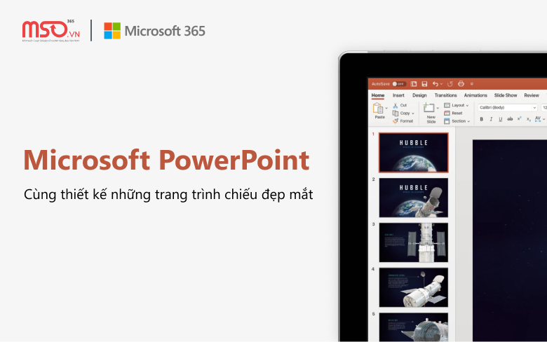 Ứng dụng Microsoft Powerpoint - Microsoft 365 by MSO