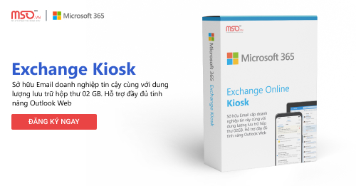 Exchange Online Kiosk - Microsoft 365 by MSO