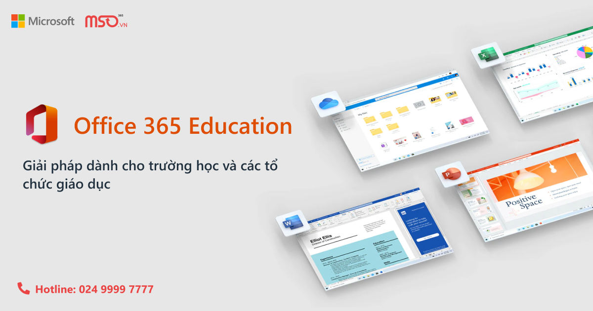 Bảng Giá Office 365 Education Ưu Đãi Nhất Tại MSO