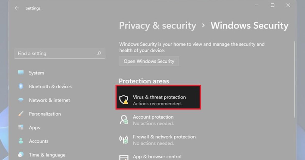 Bảo vệ máy tính của bạn với Windows Security - Microsoft 365 by MSO