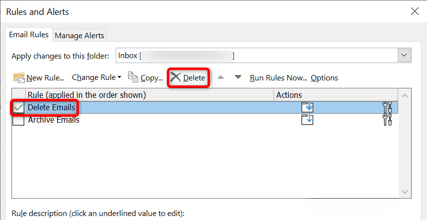 Hướng Dẫn Cách Xoá Rule Trong Outlook Cực Đơn Giản