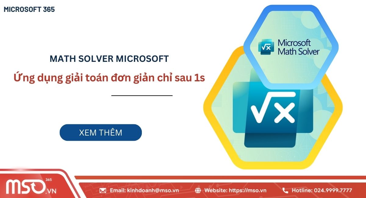 Math Solver Microsoft - Ứng Dụng Giải Toán Nhanh Chỉ Sau 1s
