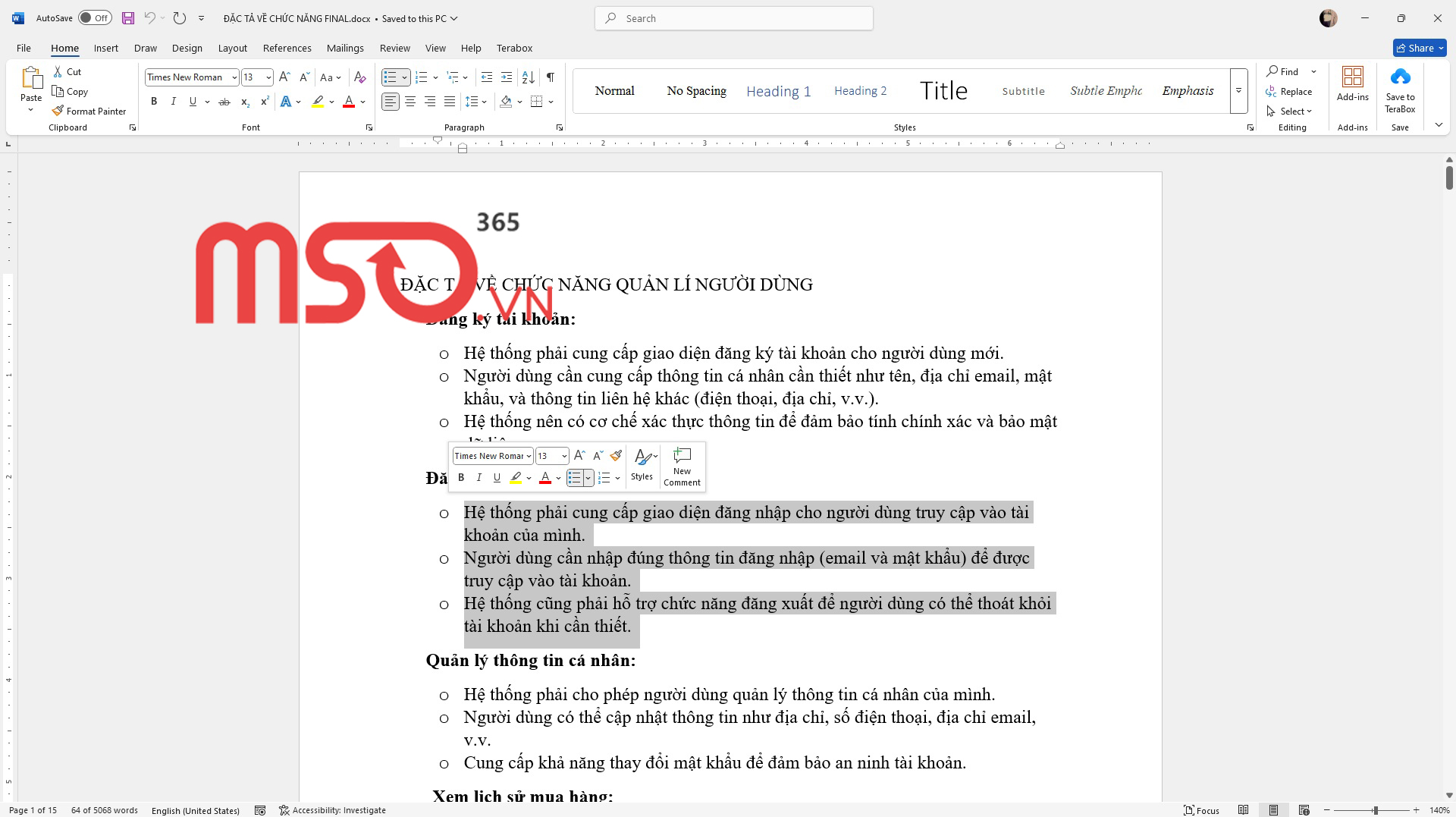 12+ thủ thuật sử dụng Microsoft Word Document từ A-Z [MSO]