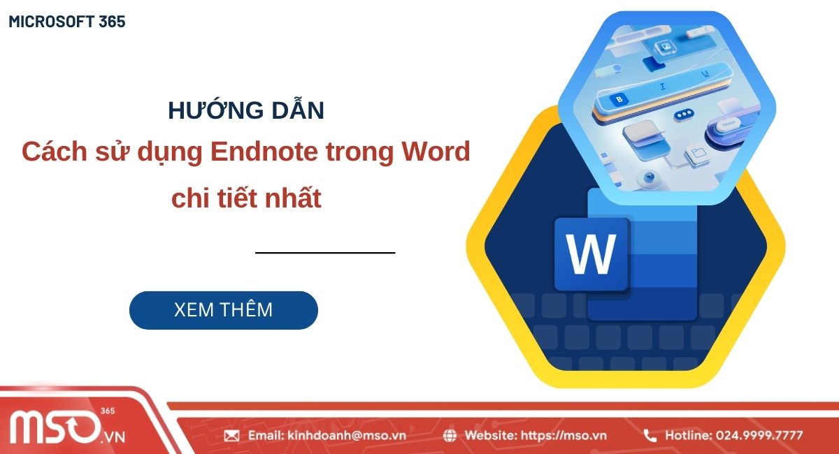 Cách sử dụng EndNote trong Word để tạo trích dẫn tự động