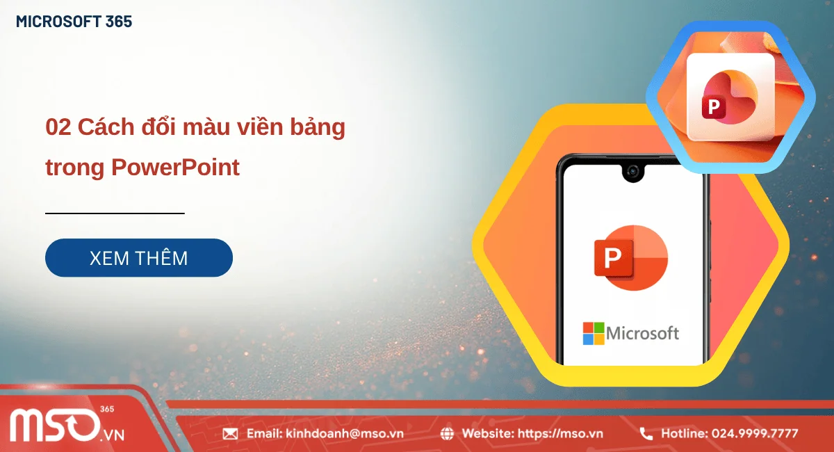 Hướng dẫn sử dụng Themes PowerPoint đơn giản nhất - MSO